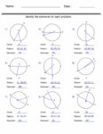 Identify Circle, Radius, and Diameter - Circle Worksheets | Made By ...