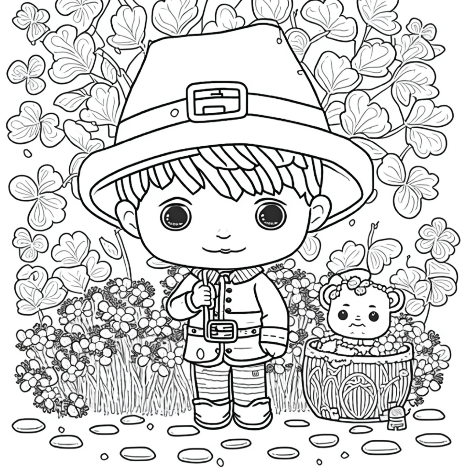 St. Patrick Coloring pages - Made By Teachers