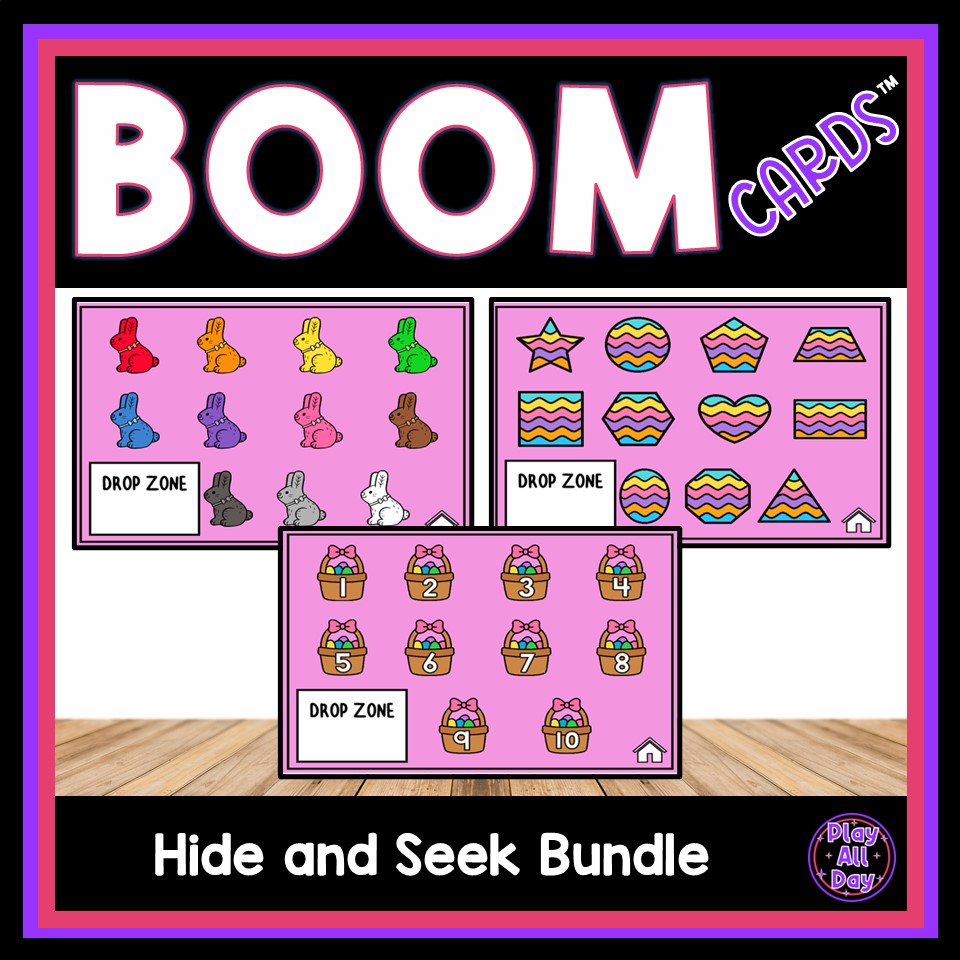 FREE Digital Hide & Seek | Find the Party Hat | New Year Color Review ...