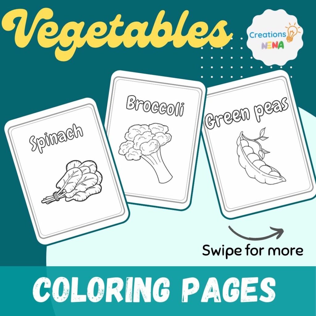 Vegetables Coloring Pages. | Made By Teachers