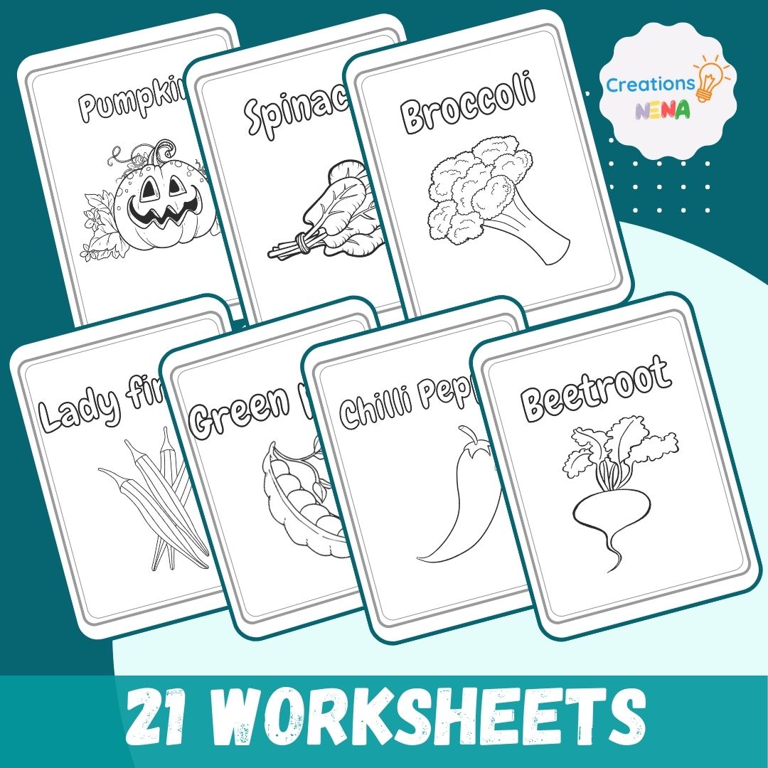 Vegetables Coloring Pages. | Made By Teachers