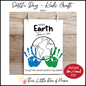 I've got the whole world in my hands - Earth Day - Handprint Art ...