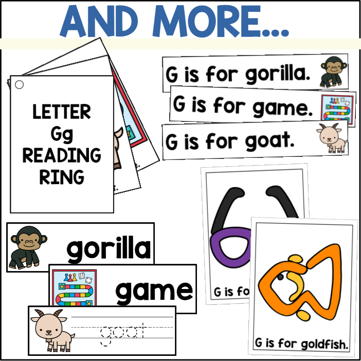 Letter G Worksheets and Hands On Centers Bundle | Made By Teachers