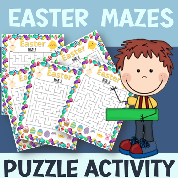 Egg-citing Easter Mazes: A Fun Puzzle Activity for Kids! | Made By Teachers