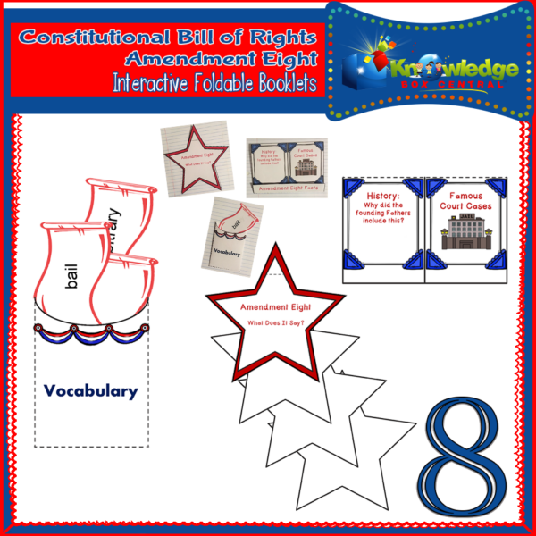 Constitutional Bill of Rights: Amendment Eight Interactive Foldable ...