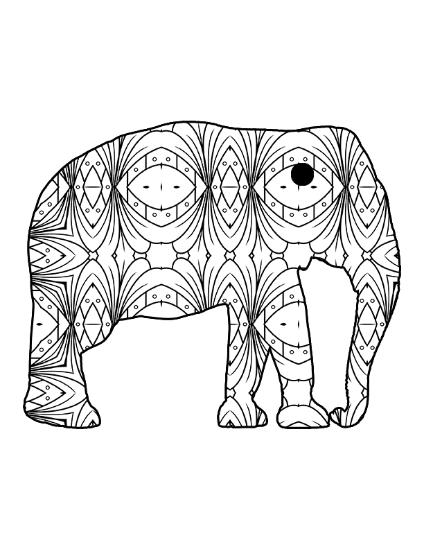 "Jumbo Fun: An Exciting Elephant Coloring Adventure!" | Made By Teachers
