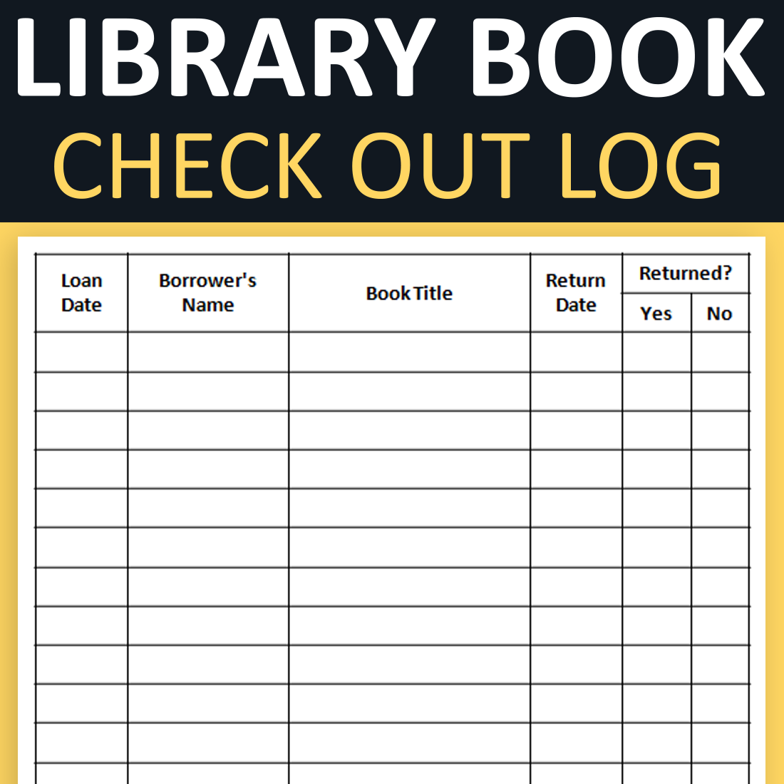 Library Book Loan Log Made By Teachers Library Book Loan Log Made By Teachers