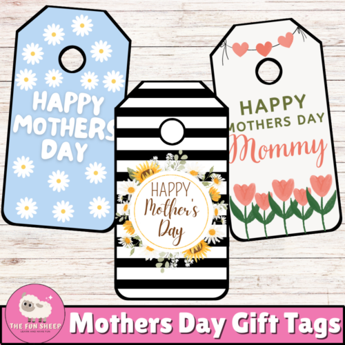 Mother’s Day Gift Tags | Happy mother's day Floral Tags for Mom | Made ...