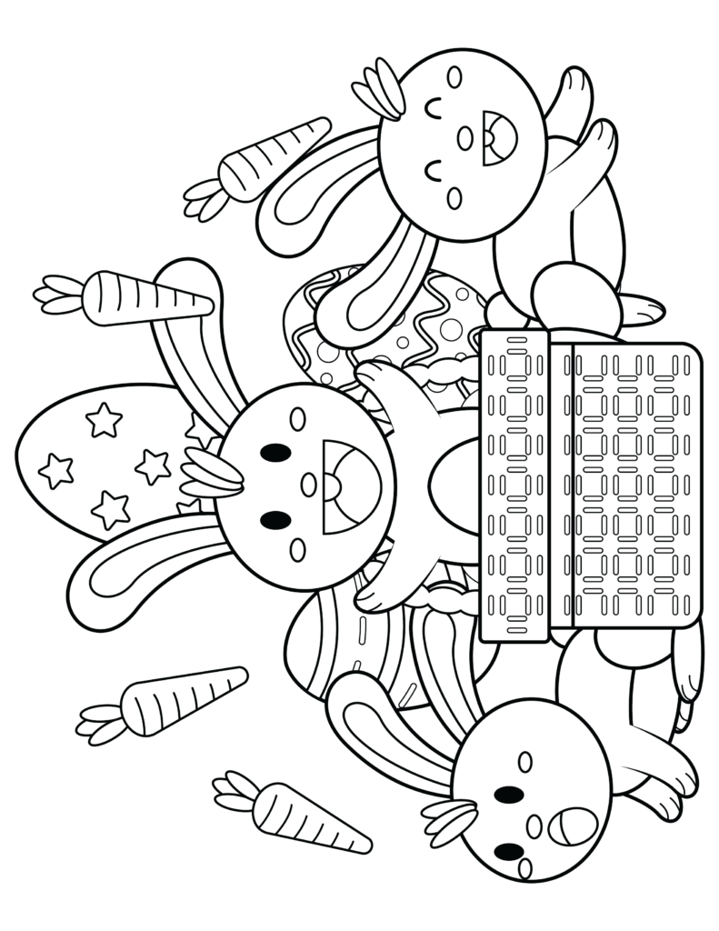 "Hoppy Easter: 100 Egg-citing Coloring Pages for Kids!" | Made By Teachers