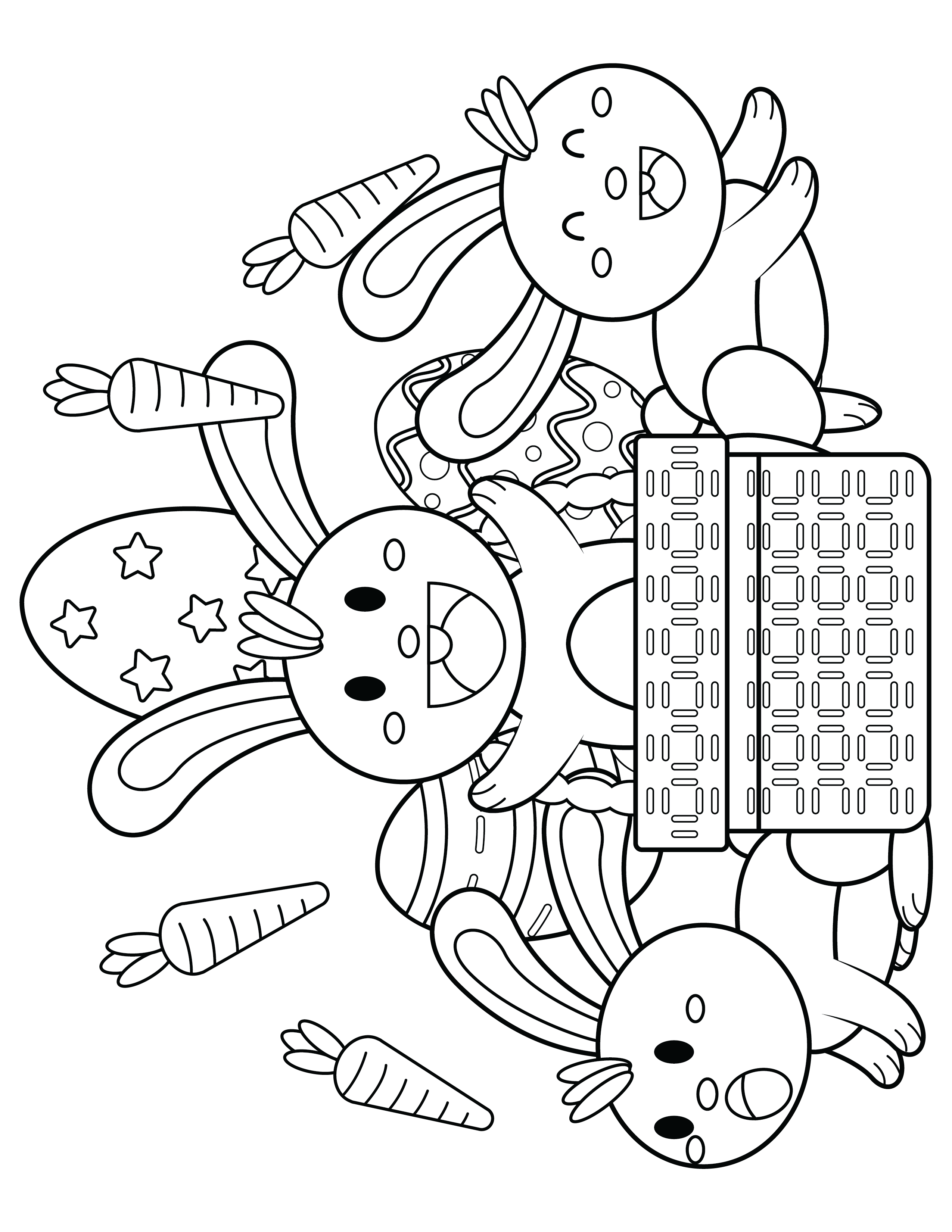 "Hoppy Easter: 100 Egg-citing Coloring Pages for Kids!" | Made By Teachers