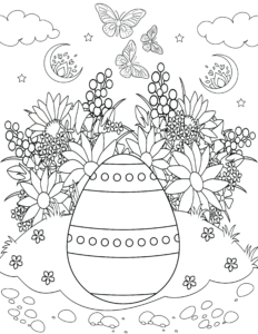 "Hoppy Easter: 100 Egg-citing Coloring Pages for Kids!" | Made By Teachers