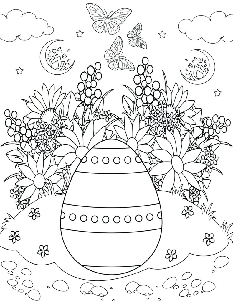 "Hoppy Easter: 100 Egg-citing Coloring Pages for Kids!" | Made By Teachers