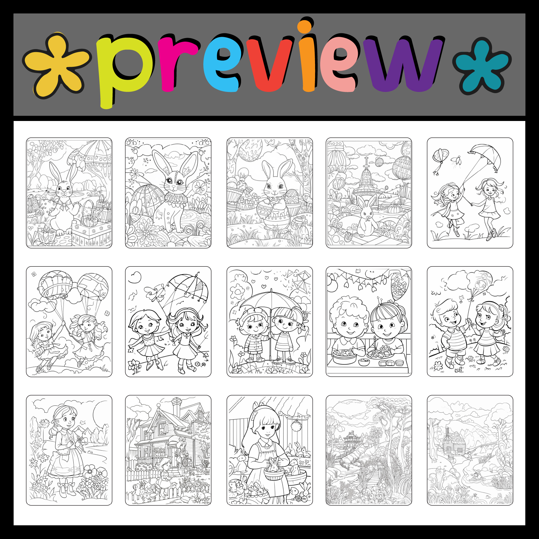 Spring Coloring Pages | Coloring Sheets | Spring Coloring Book | hello ...