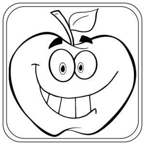 apple Coloring Pages Preschool | Kindergarten | First Grade | Made By ...