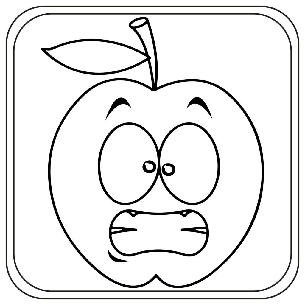 apple Coloring Pages Preschool | Kindergarten | First Grade | Made By ...