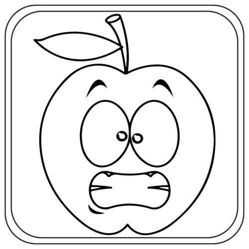apple Coloring Pages Preschool | Kindergarten | First Grade | Made By ...