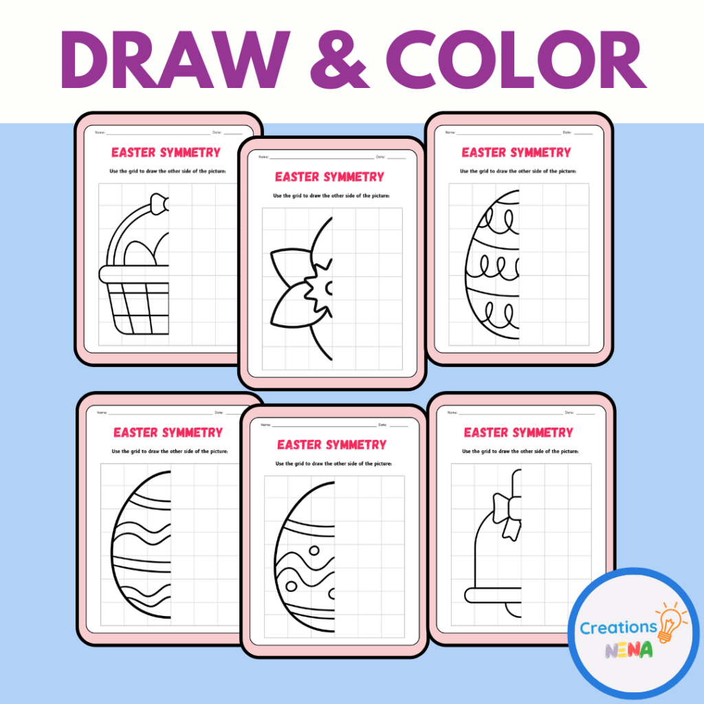 Easter Symmetry Activity. | Made By Teachers