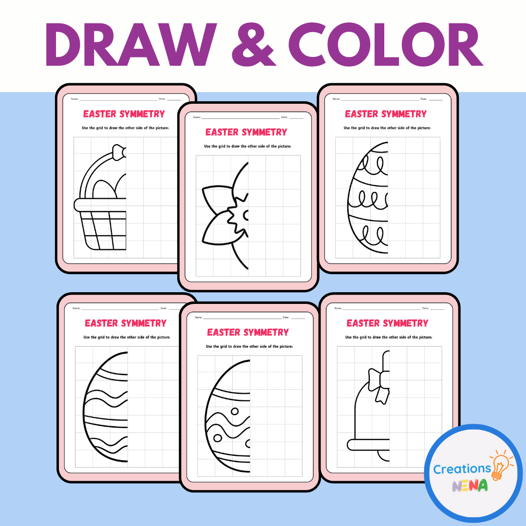 Easter Symmetry Activity. | Made By Teachers