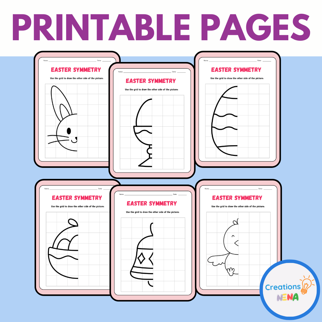 Easter Symmetry Activity. | Made By Teachers
