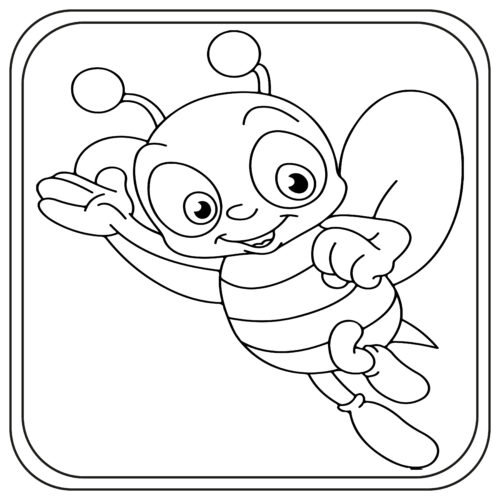 Bee Coloring Pages Preschool | Kindergarten | First Grade | Made By ...