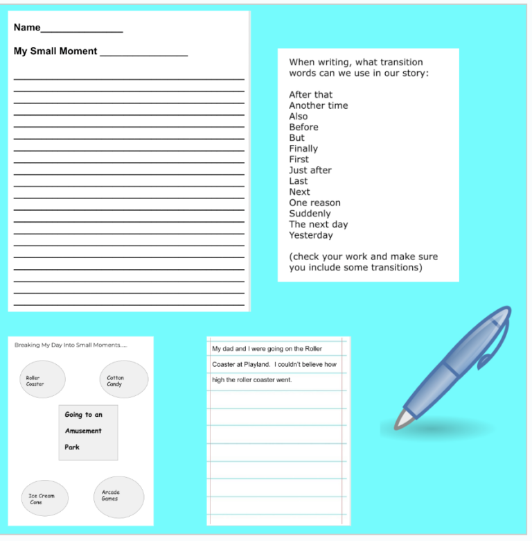 SMALL MOMENTS: TEACHING NARRATIVE WRITING | Made By Teachers