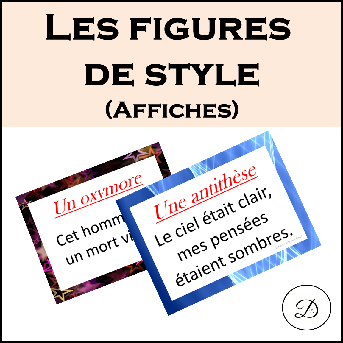Les figures de style – Affiches (French - Literary Devices) | Made By ...