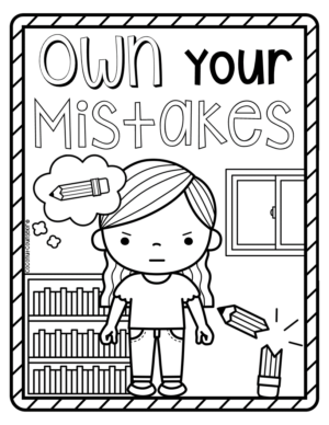 Responsibility Coloring Pages | Made By Teachers