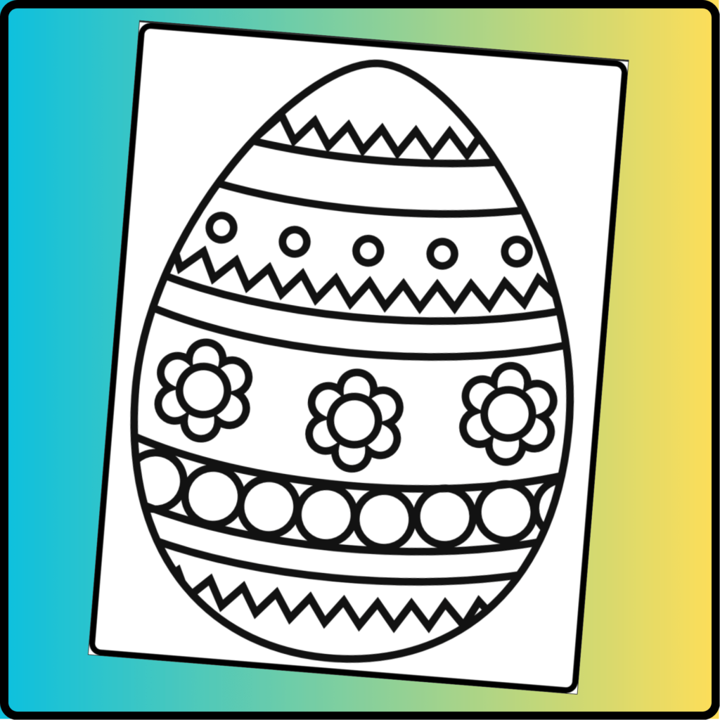 Easter Egg Coloring Pages Worksheets | Made By Teachers