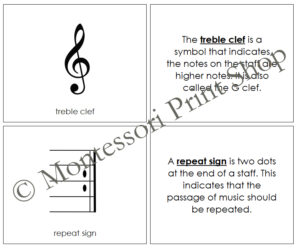 Types Of Musical Notes & Symbols Book - Montessori Nomenclature | Made ...