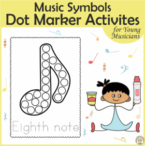 Music Notes & Symbols Dot Marker Activities | Made By Teachers