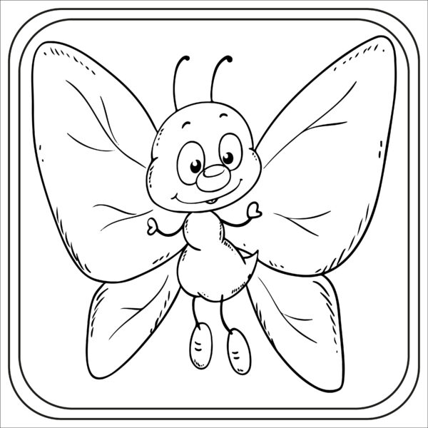 butterfly Coloring Pages Preschool | Kindergarten | First Grade | Made ...