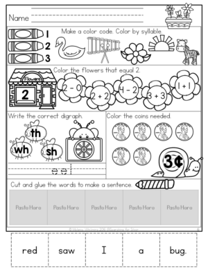 May Morning Work {Kindergarten} | Made By Teachers