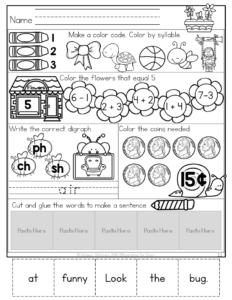 May Morning Work {Kindergarten} | Made By Teachers