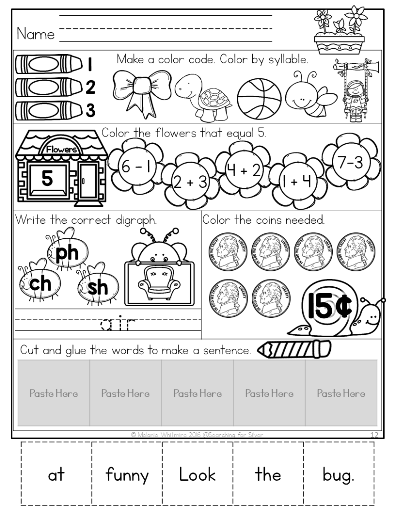 May Morning Work {Kindergarten} | Made By Teachers