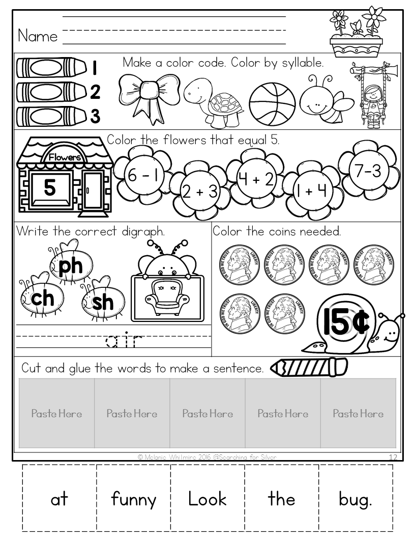 May Morning Work {Kindergarten} | Made By Teachers