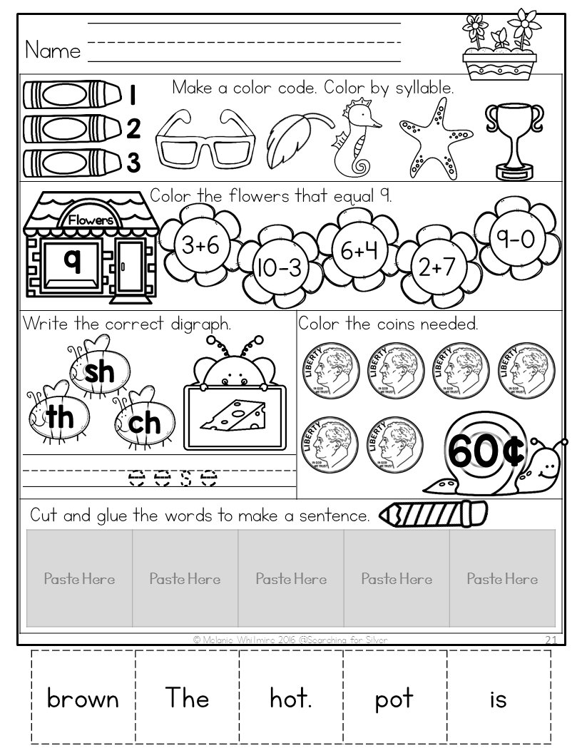 May Morning Work {Kindergarten} | Made By Teachers