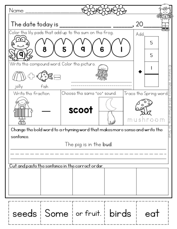 May Morning Work {1st Grade} | Made By Teachers