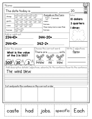 May Morning Work {2nd Grade} | Made By Teachers