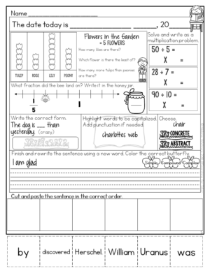 May Morning Work {3rd Grade} | Made By Teachers