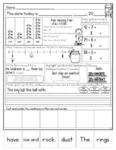 May Morning Work {3rd Grade} | Made By Teachers