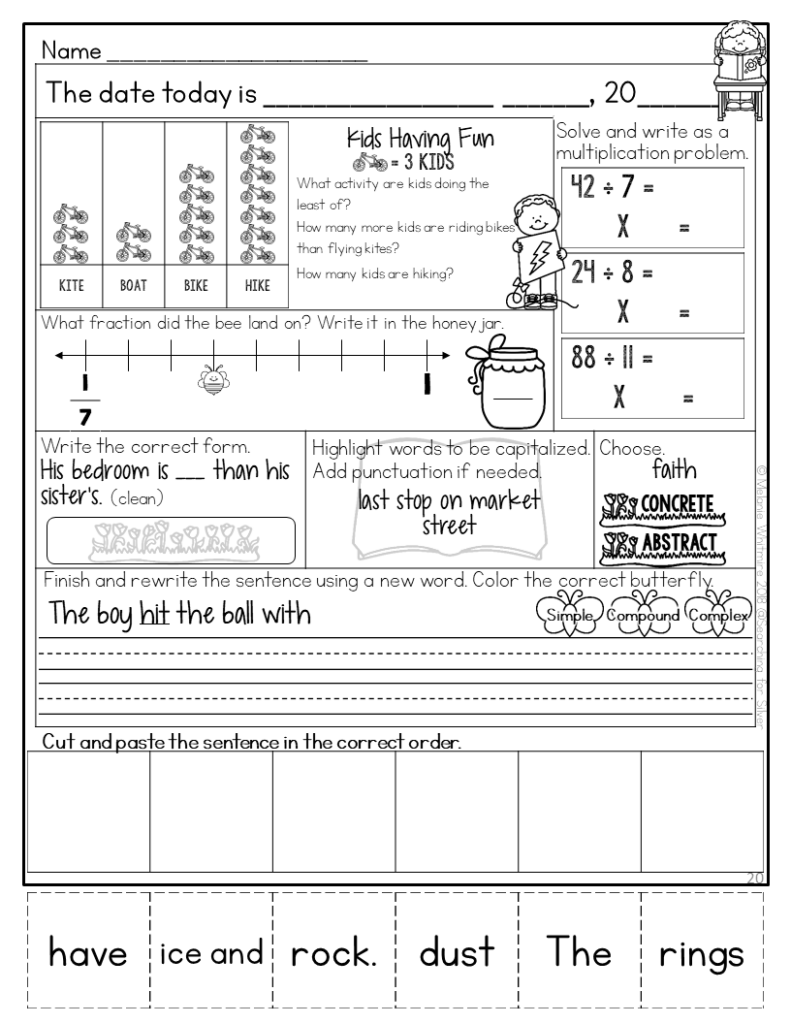 May Morning Work {3rd Grade} | Made By Teachers