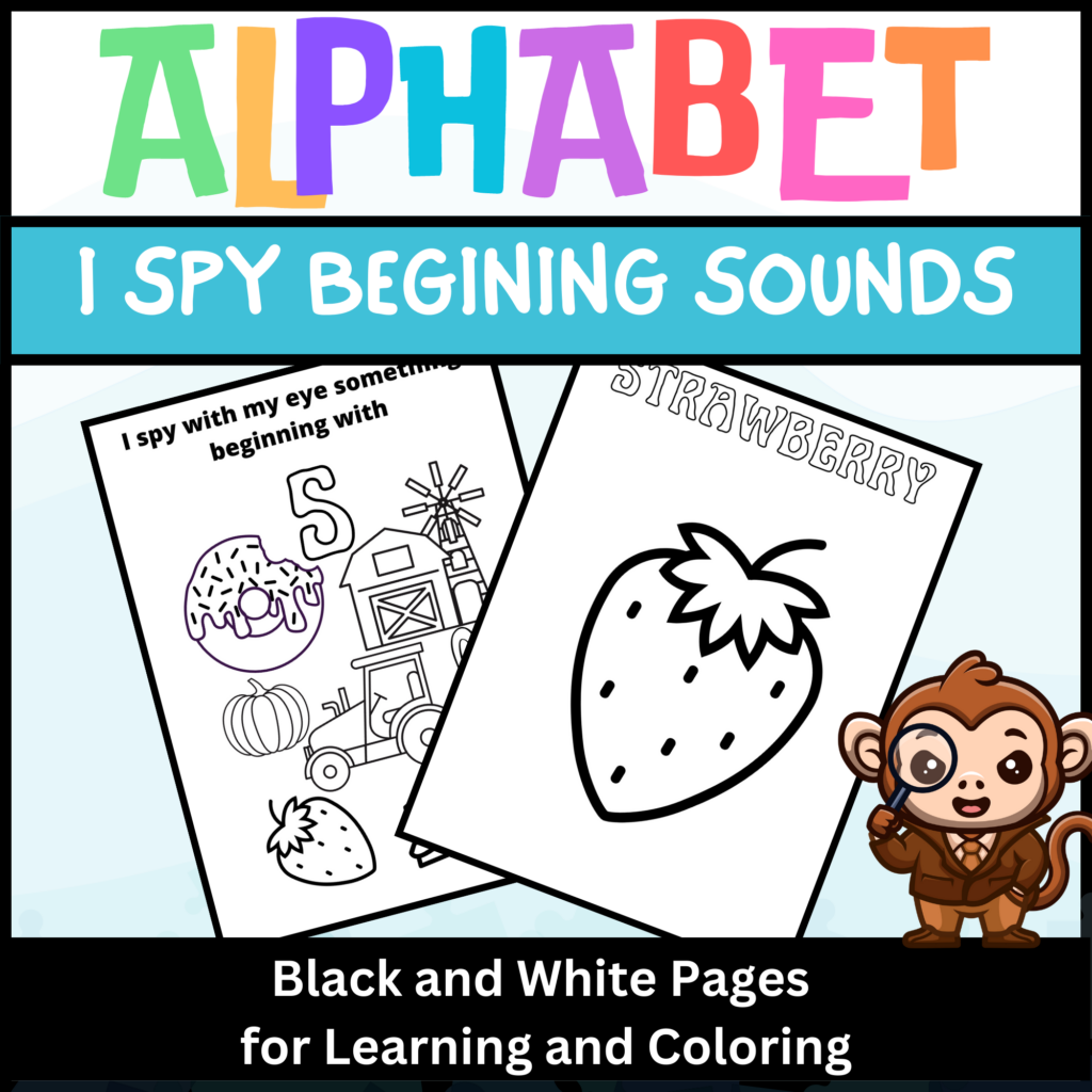 I Spy Begining Sound, Learning Alphabet | Made By Teachers