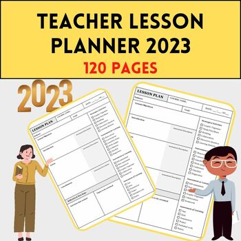 teacher lesson planner 2023 | Teacher Planner Pages & Forms | Made By ...