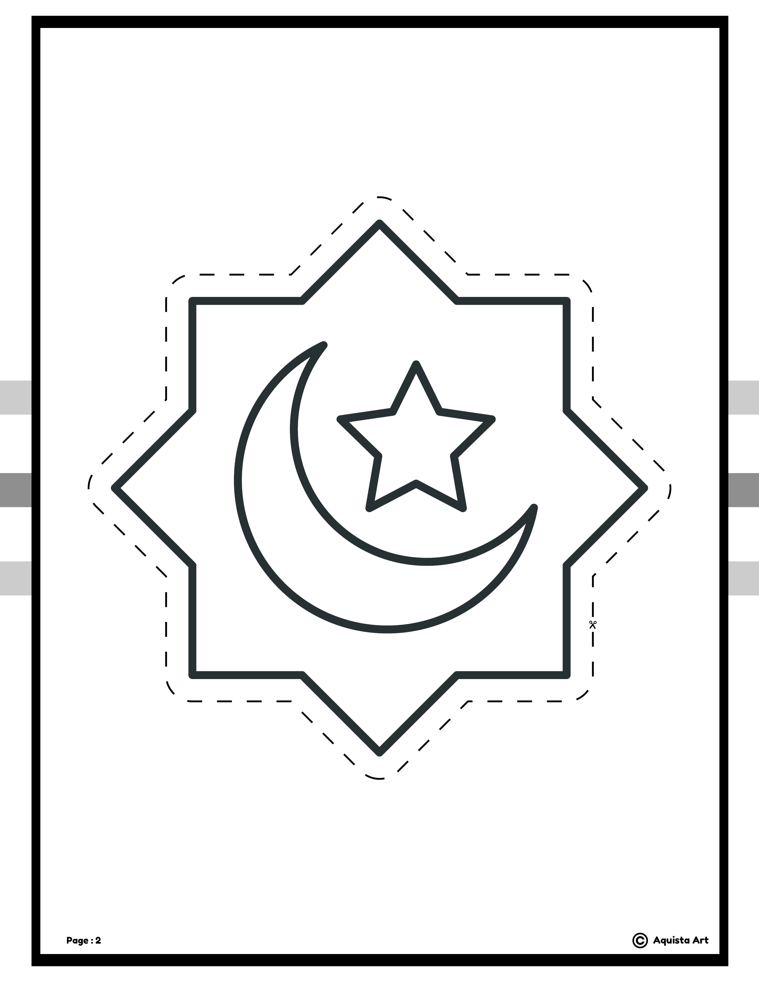 Ramadan Cut & Color Pages : Celebrate the Holy Month with Fun ...