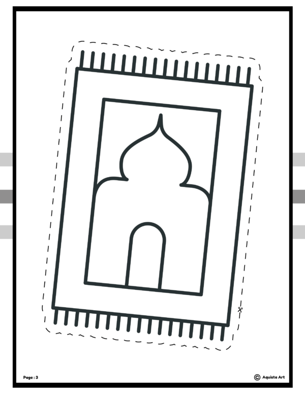 Ramadan Cut & Color Pages : Celebrate the Holy Month with Fun ...