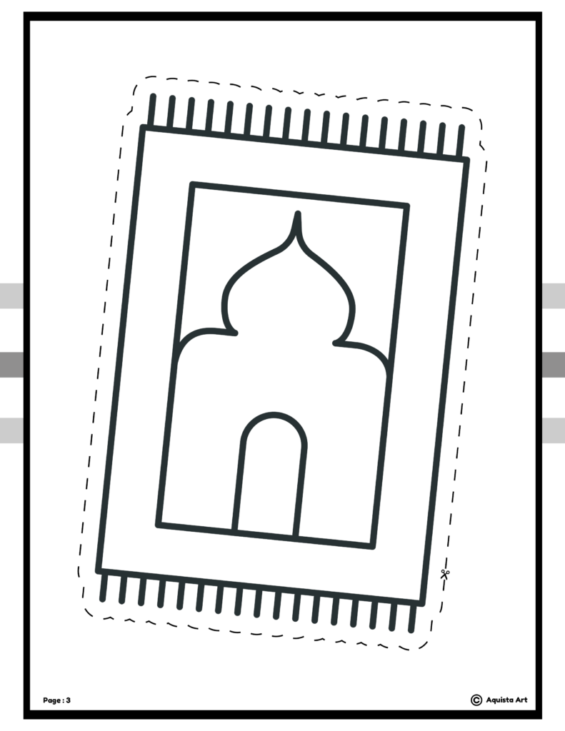 Ramadan Cut & Color Pages : Celebrate the Holy Month with Fun ...