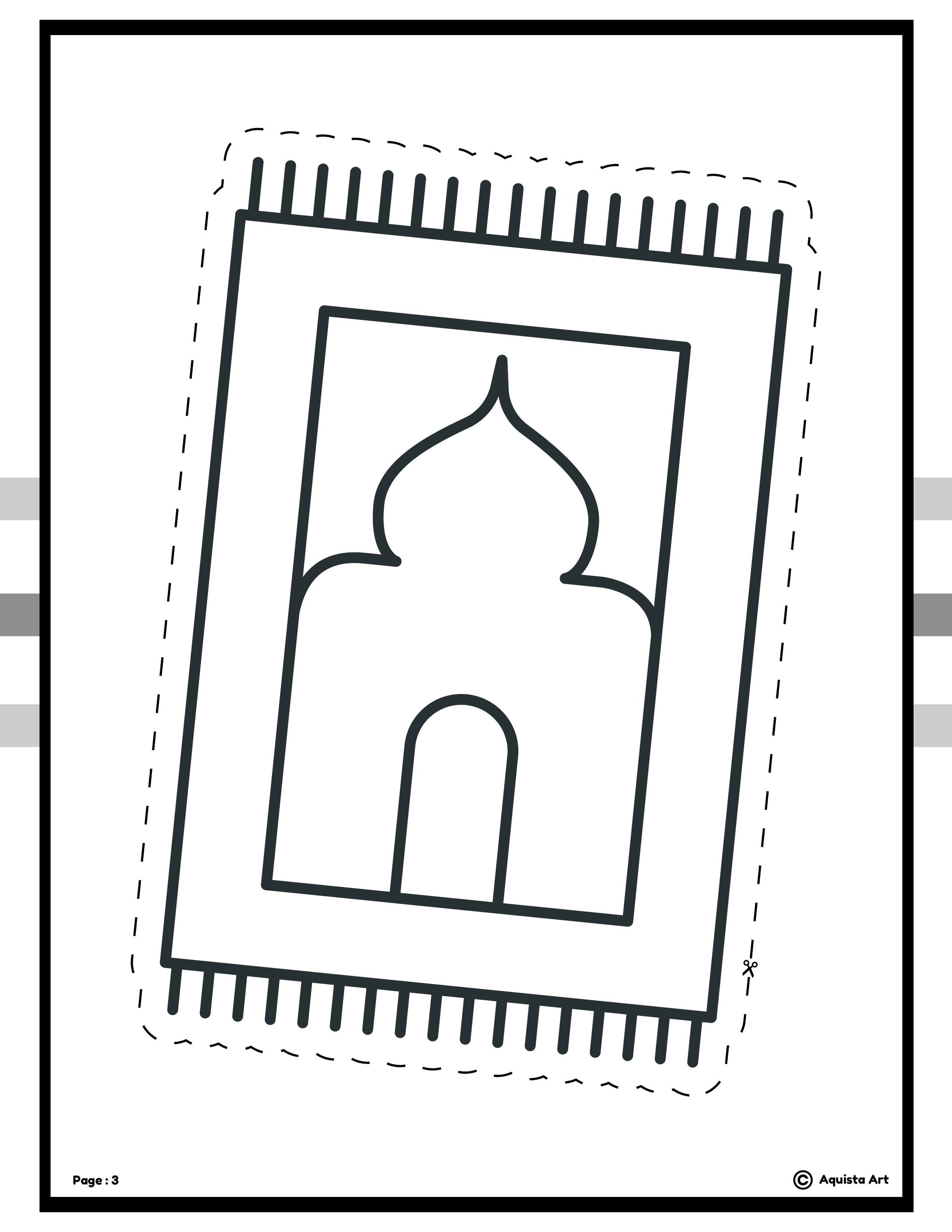 Ramadan Cut & Color Pages : Celebrate the Holy Month with Fun ...