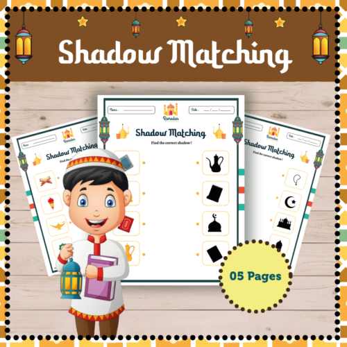 Ramadan Shadow Matching Game Worksheets | Made By Teachers