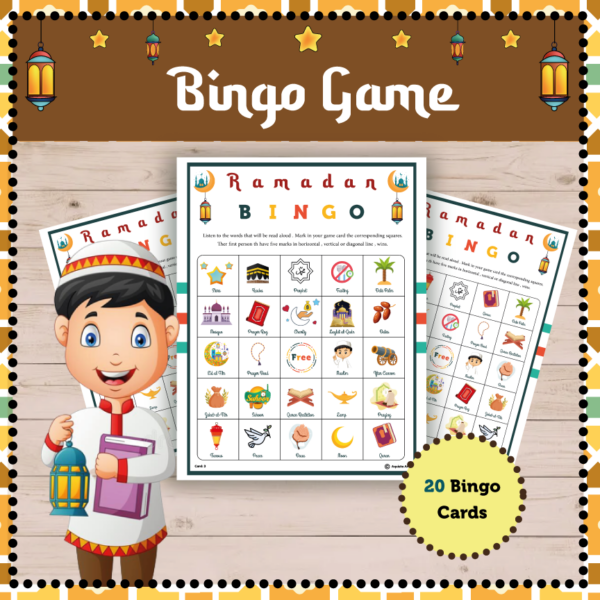 Ramadan Bingo Game | Fun and Engaging Game Cards for All Ages | Made By ...