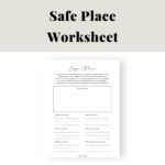 Free safe place worksheet for teens, school counseling coping skill for ...